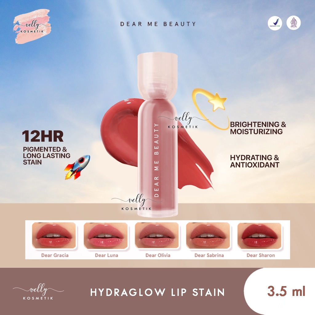Jual Dear Me Beauty Hydraglow Lip Stain 3.5 ml | Shopee Indonesia