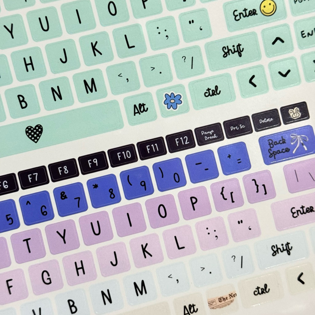Jual HWL STUDIO - Sticker Keyboard Laptop Komputer Estetik | Shopee ...