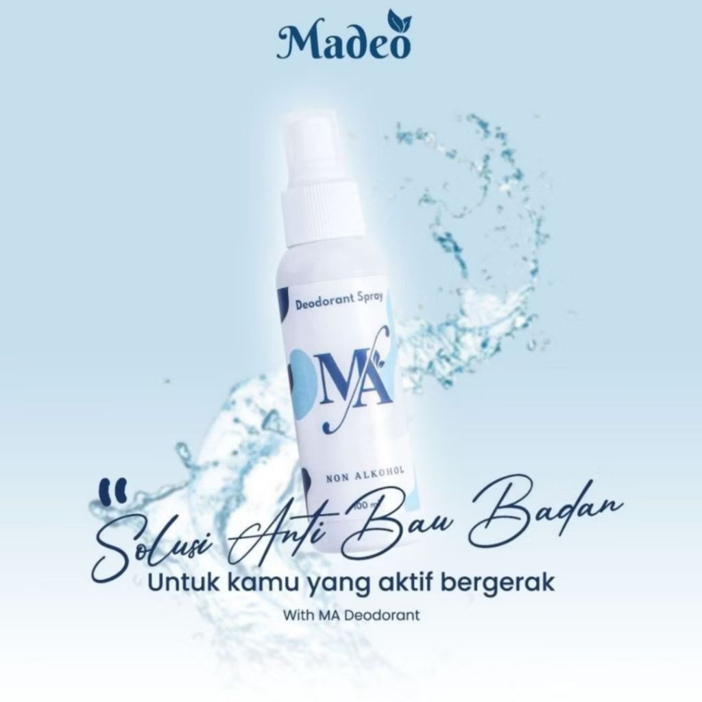 Jual MADEO deodorant spray 100ML(perbotol) | Shopee Indonesia