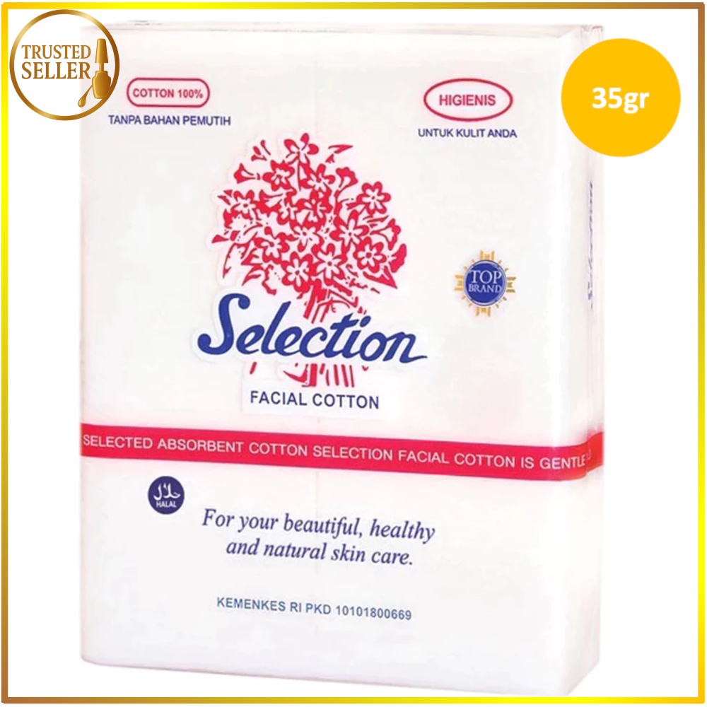 Jual Kapas Selection Kotak 35gr | Selection Facial Cotton Kotak 35gr ...