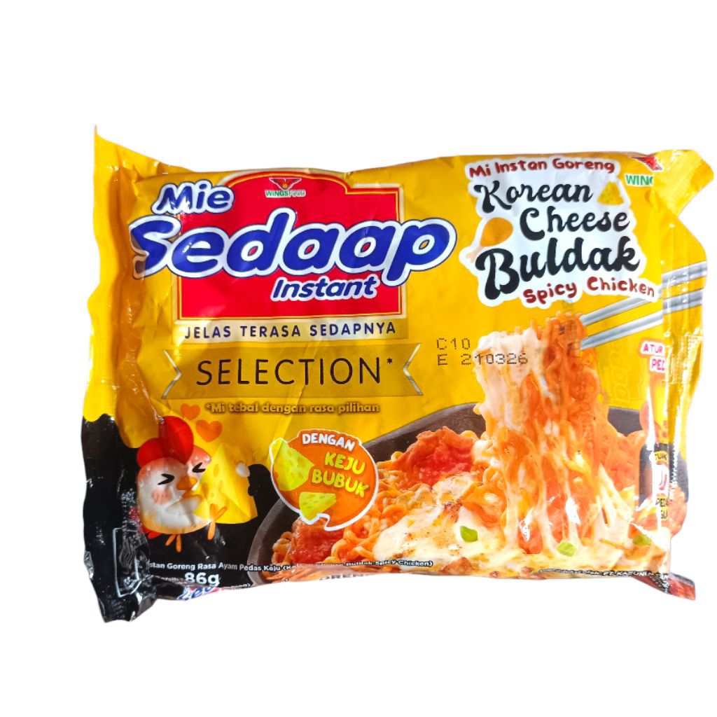 Jual Mie Sedaap Goreng Rasa Korean Cheese Buldak Keju 86gr Mie Sedap Mi ...