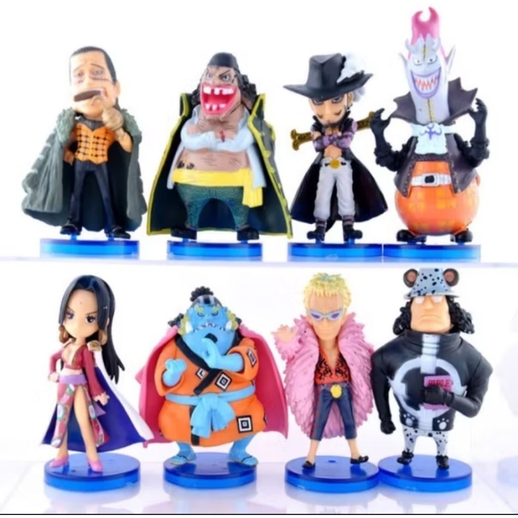 Jual action figure one piece WCF boa mihawk kuma set 8pcs | Shopee ...