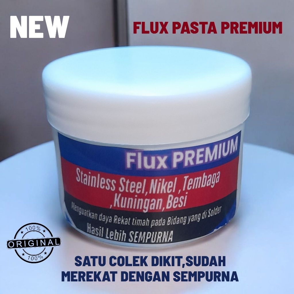 Jual NEW FLUX PASTA SOLDER PREMIUM PEREKAT stainles nikel besi tembaga ...