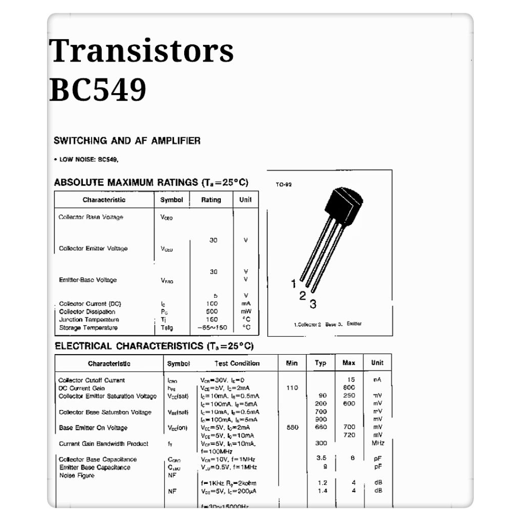 Jual BC549B/C549B Transistor Phillips Original | Shopee Indonesia