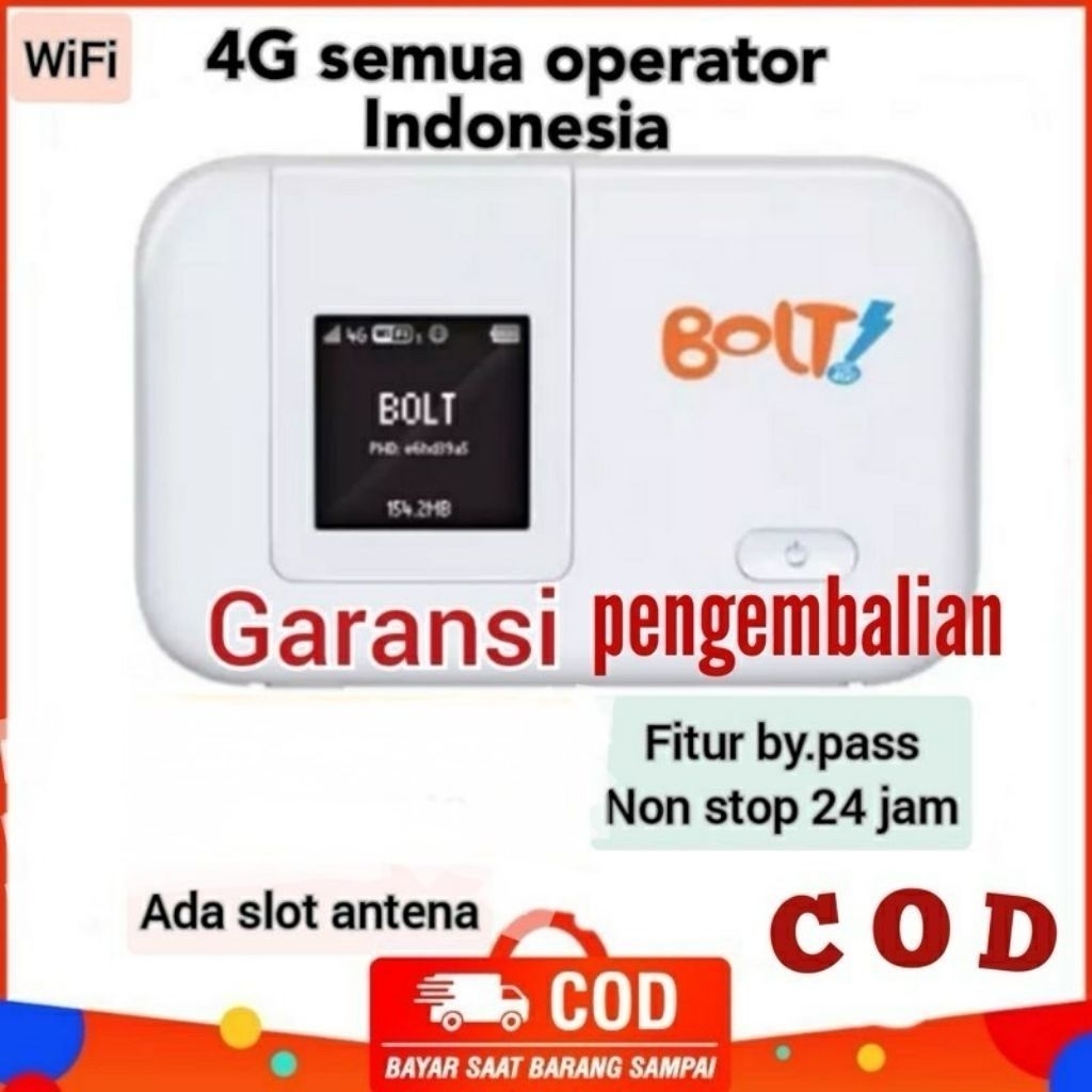 Jual Modem Wifi 4G LTE E5372s Huawei Bolt Slim 1 MiFi Orion MF90 Unlock ...