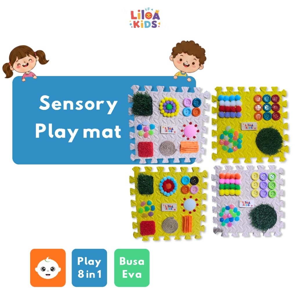 Jual Mainan Edukasi Bayi Sensory Play Mat Montessori – Stimulasi ...
