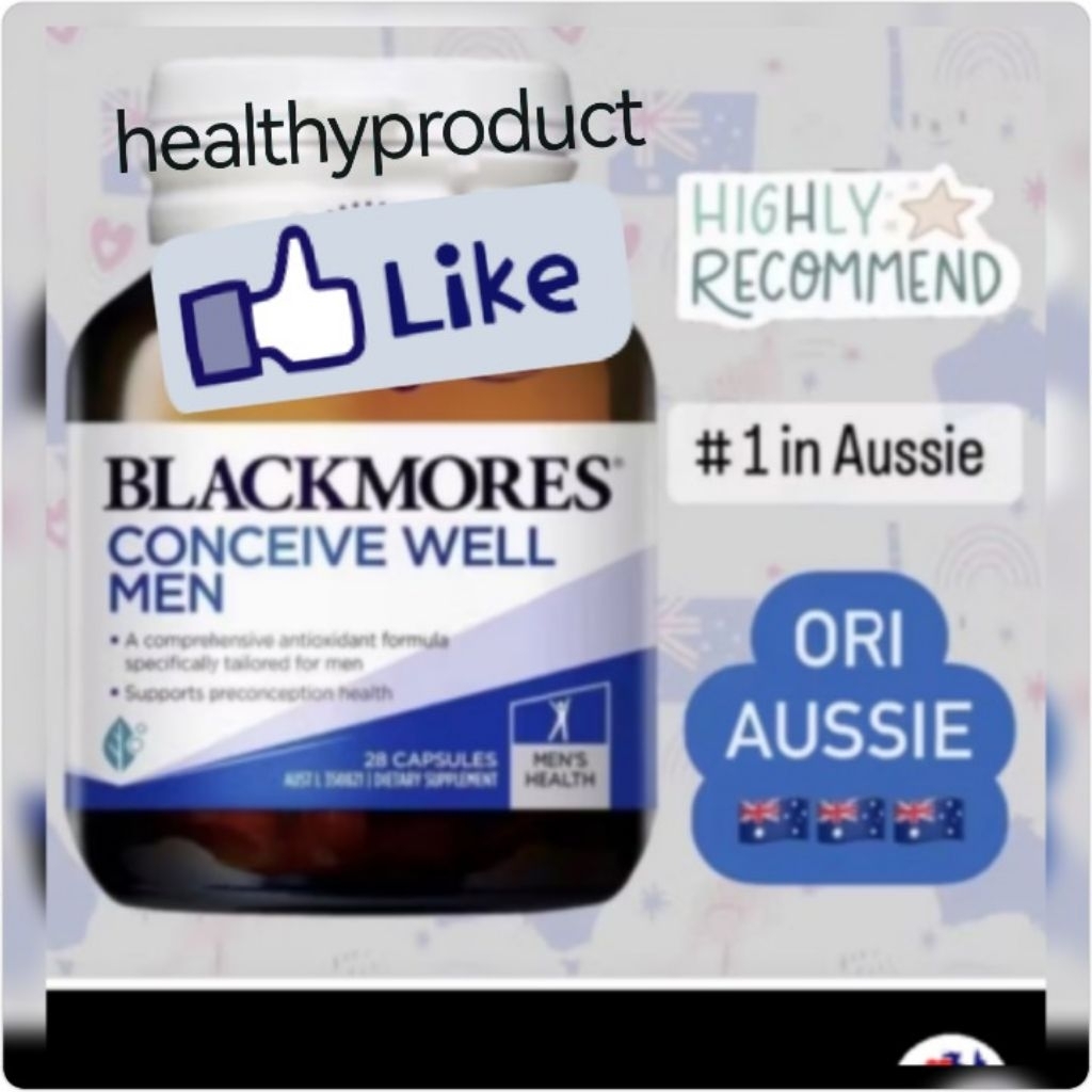 Jual blackmores conceive well men 28 hard capsule | Shopee Indonesia