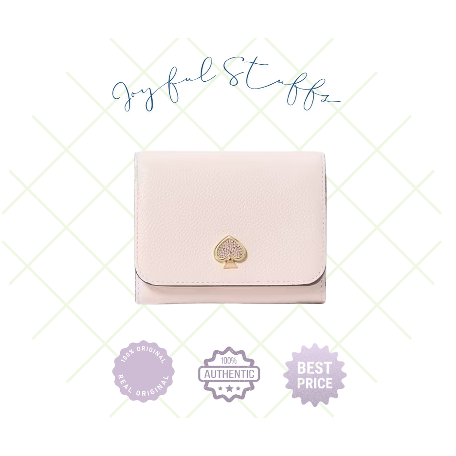 Jual Kate Spade Kayla Powdered Sugar Wallet | Shopee Indonesia