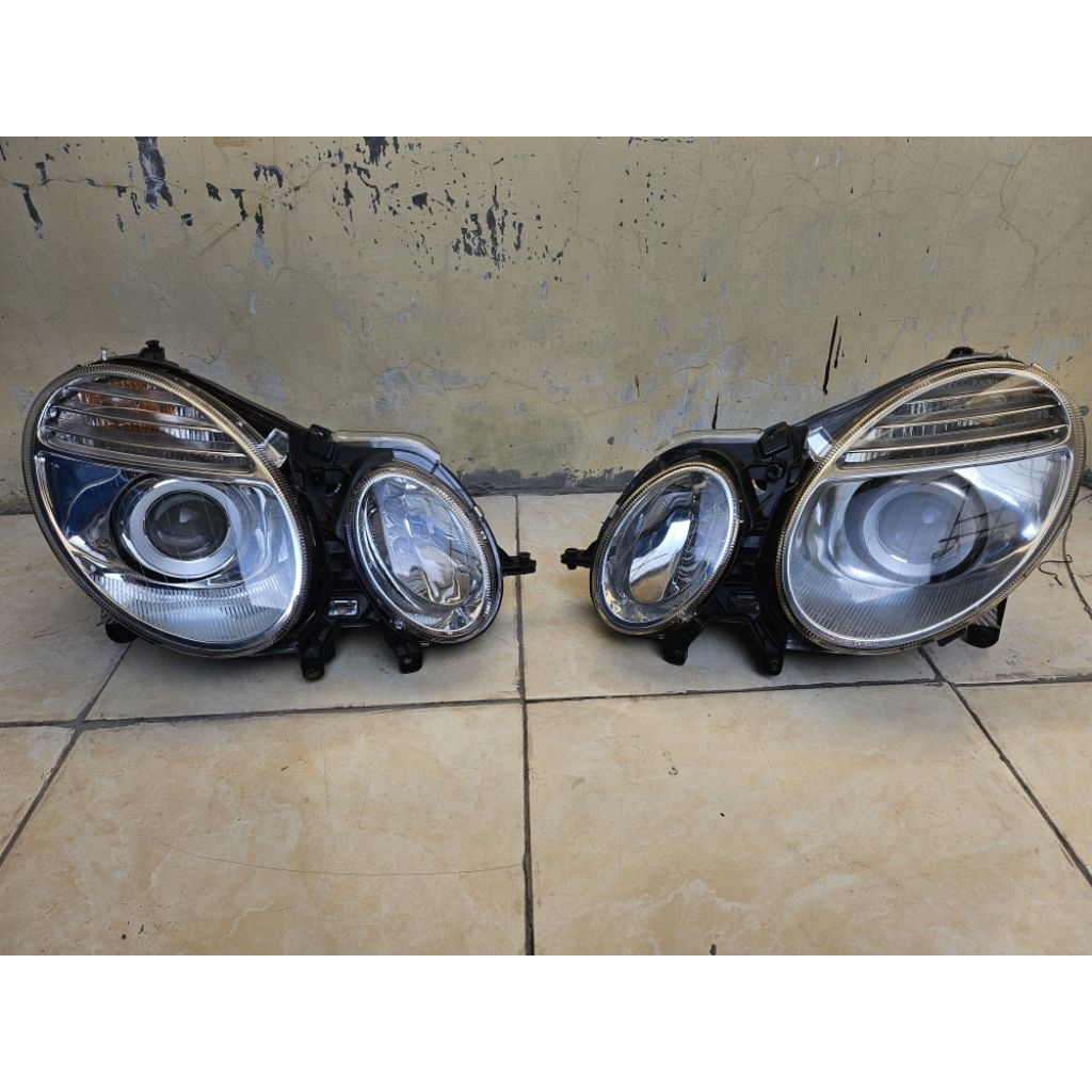 Jual Headlamp mercy mercedes benz W211 model facelift taiwan | Shopee ...