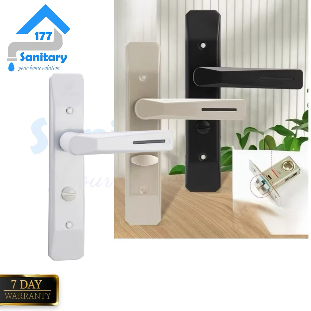 Jual Kunci Handle Kamar mandi 2309 - gagang pegangan pintu aluminium wc ...