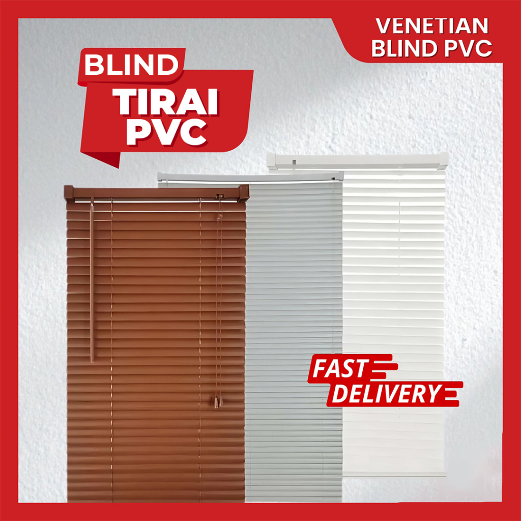 Jual TEDUH LITE - Venetian Blind PVC – Tirai Jendela Aesthetic Anti ...