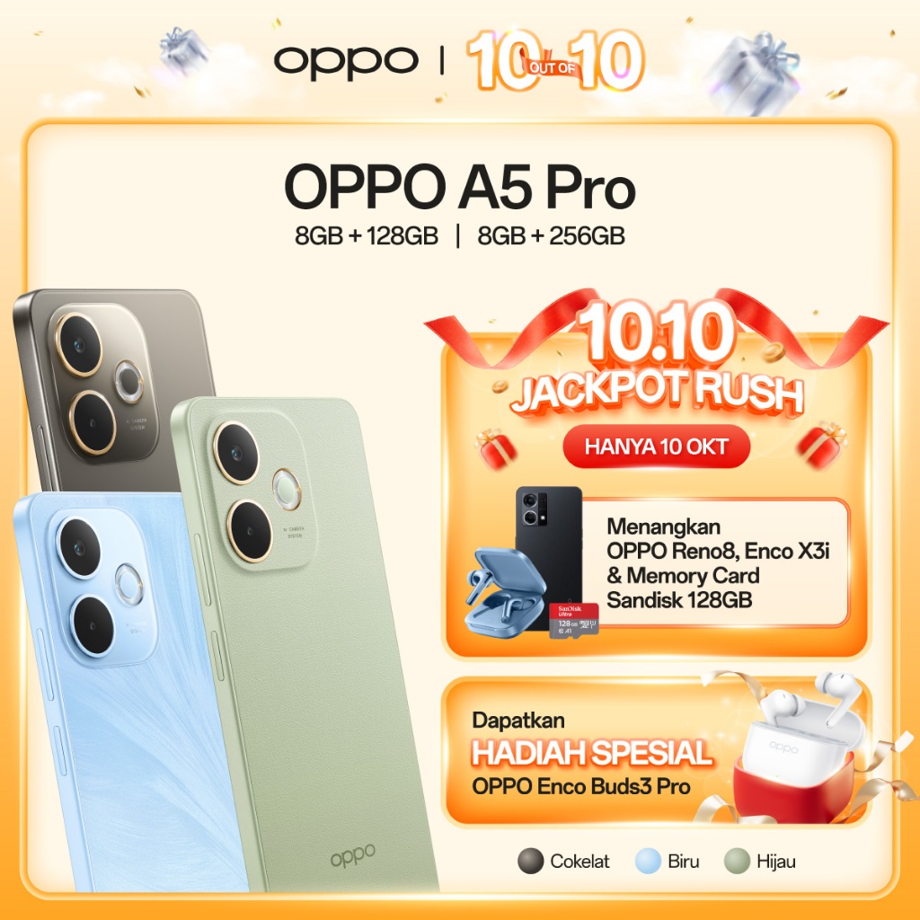 Jual OPPO A5 Pro [IP69 Water Resistant, Large Battery 5800mAh, Military ...