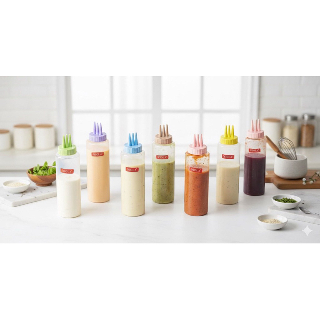 Jual Botol Saus 3 Lubang Glaze Plastik Mayonaize | Shopee Indonesia