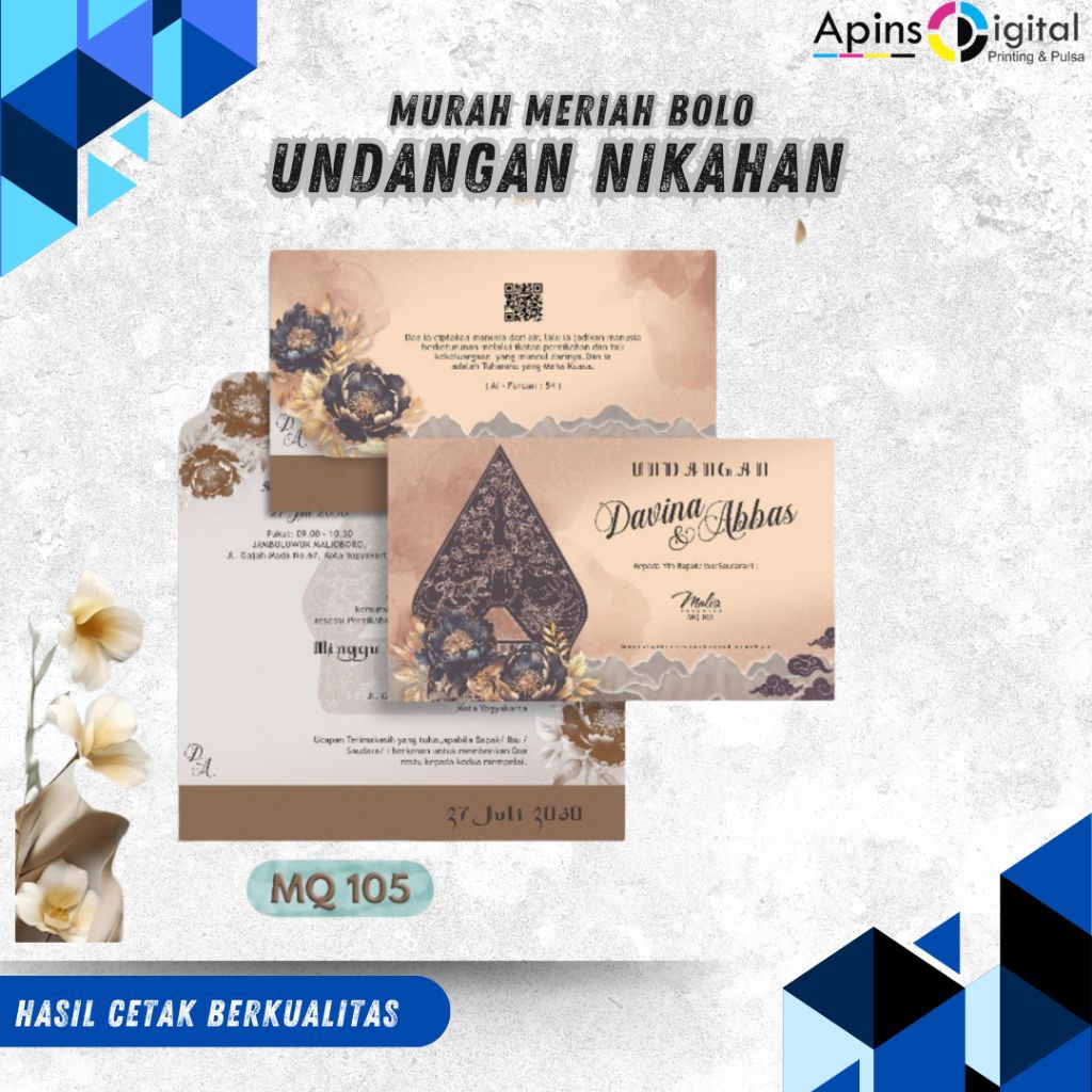 Jual Undangan Nikahan /Khitan Custom | Shopee Indonesia