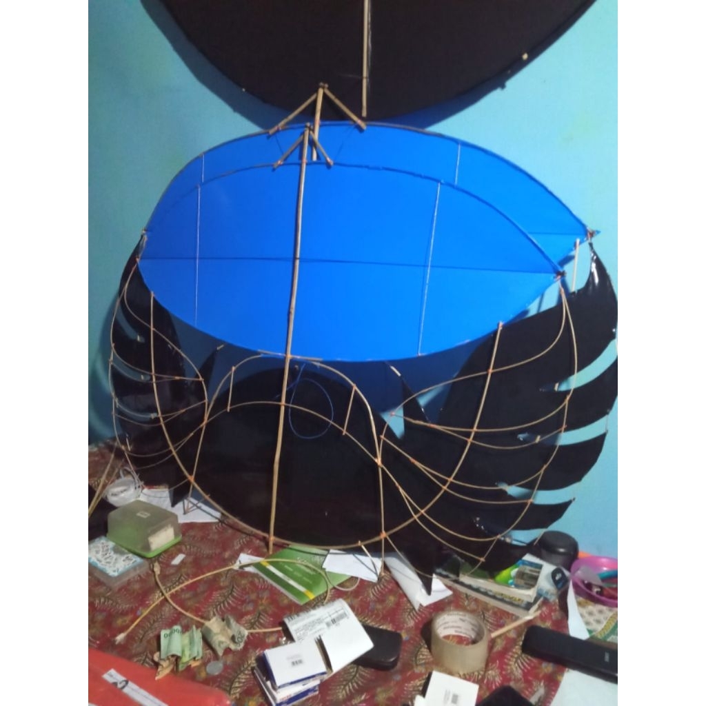 Jual Layangan ram raman ukuran1,3 meter full set | Shopee Indonesia