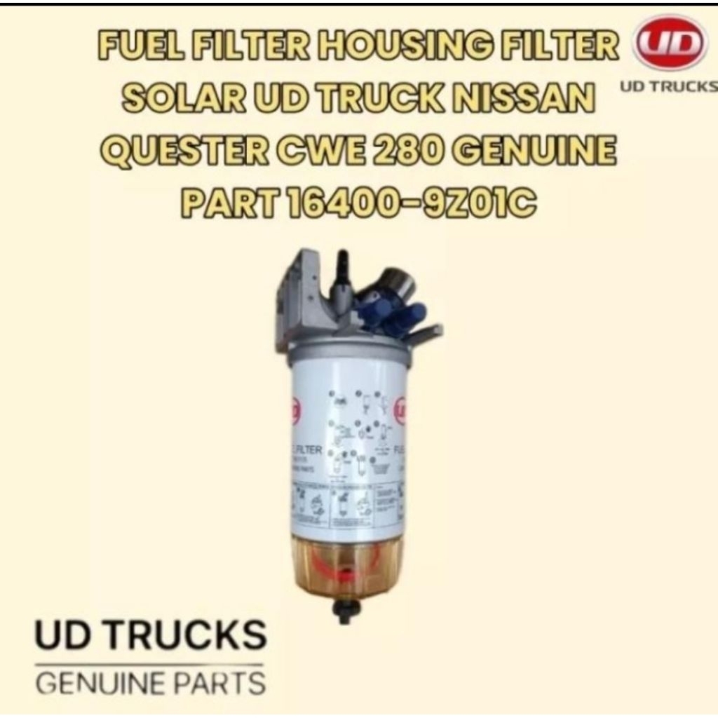 Jual FUEL FILTER HOUSING FILTER SOLAR UD TRUCK NISSAN QUESTER CWE 280 ...