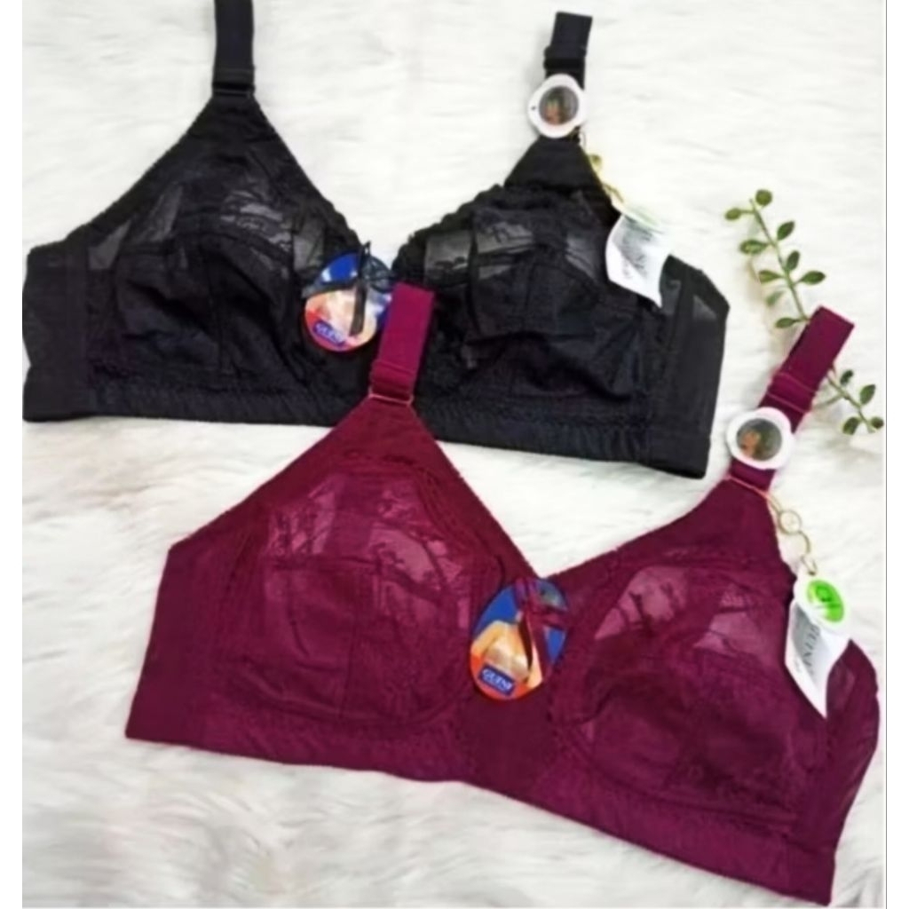 Jual bh sister jumbo guini 408 bra tipis tali besar | Shopee Indonesia