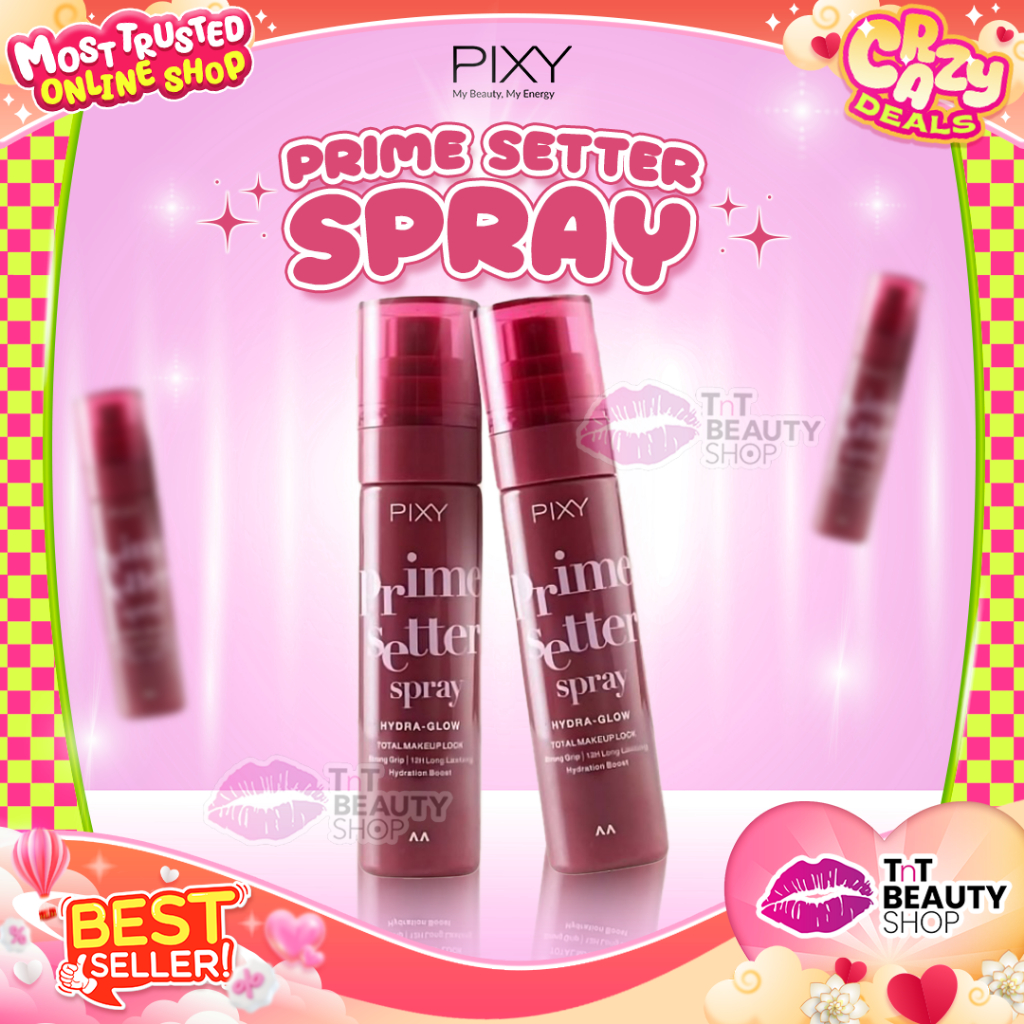 Jual Pixy Makeup Primer Setter Spray Hydra Glow 60ml | Shopee Indonesia
