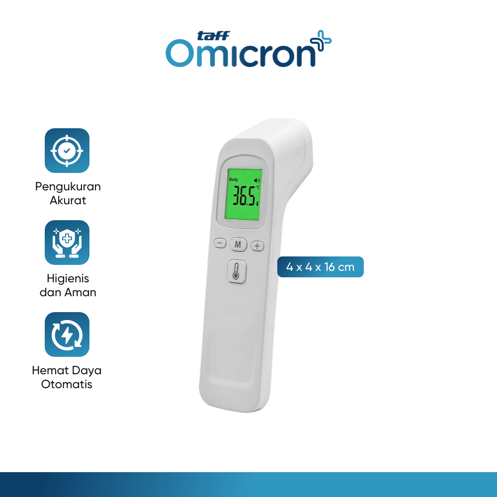 Jual TaffOmicron Termometer Suhu Badan Digital Thermogun Infrared ...