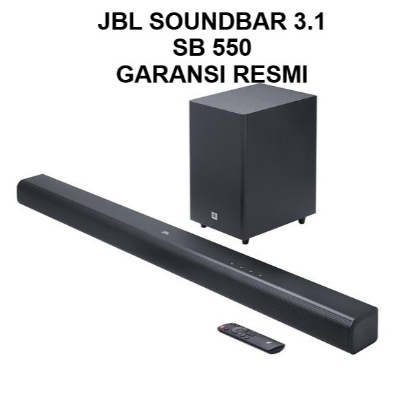 Jual JBL Cinema SB 550- 3.1 JBL SB550 Channel Soundbar with Wireless ...