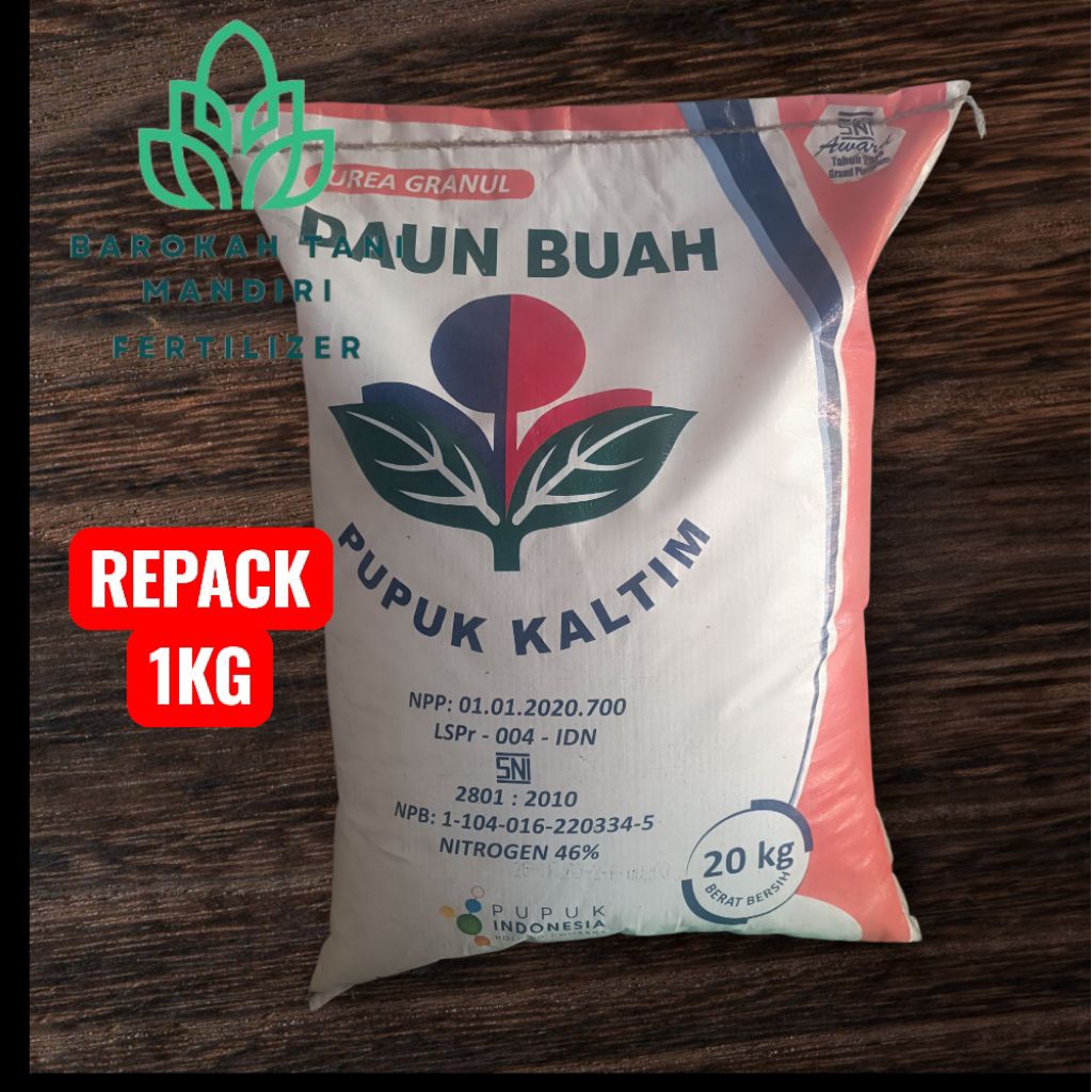 Jual UREA KALTIM DAUN BUAH GRANUL ECER Repack 1kg | Shopee Indonesia