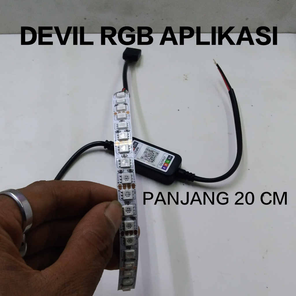 Jual Lampu LED Devil / Demon RGB Bluetooth LED rapat seperti pada foto ...