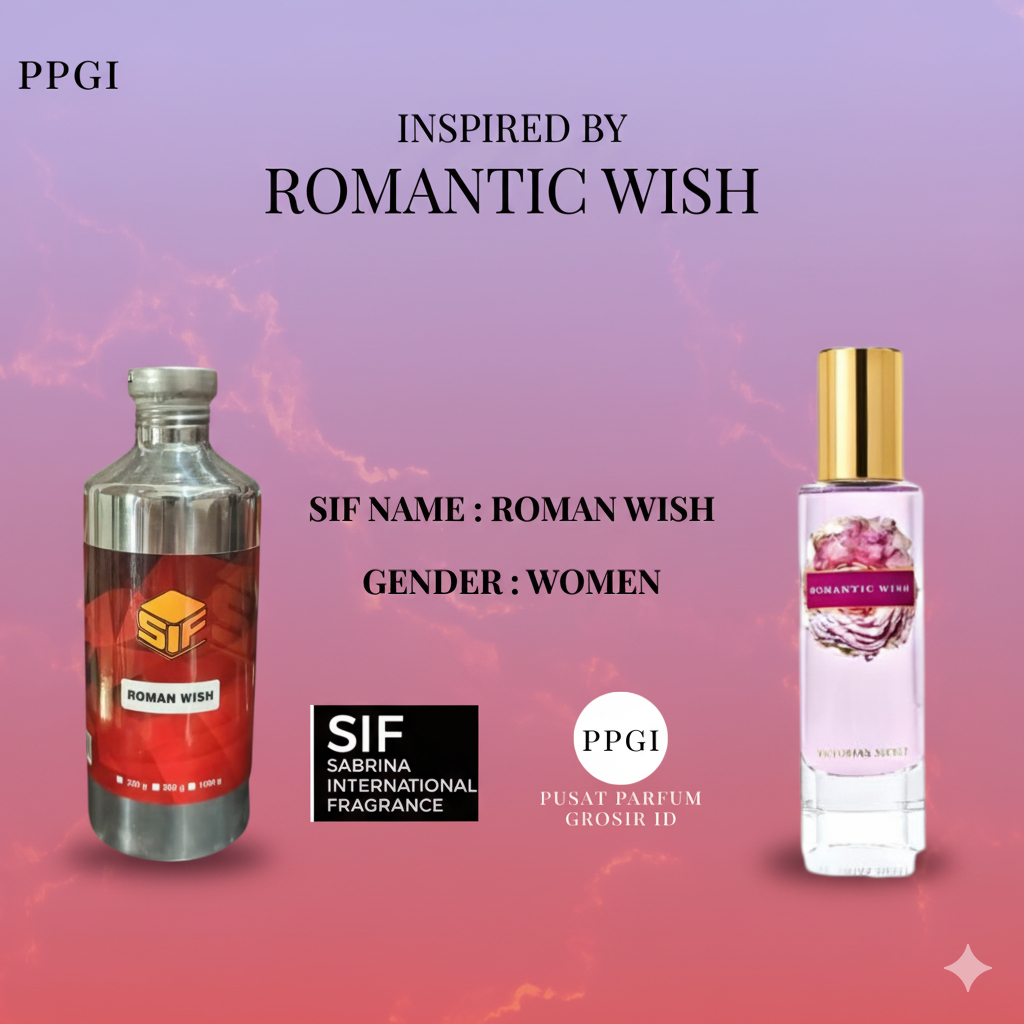 Jual Bibit Parfum ROMAN WISH INSPIRED BY ROMANT1C W1SH 50ml - 100ml ...