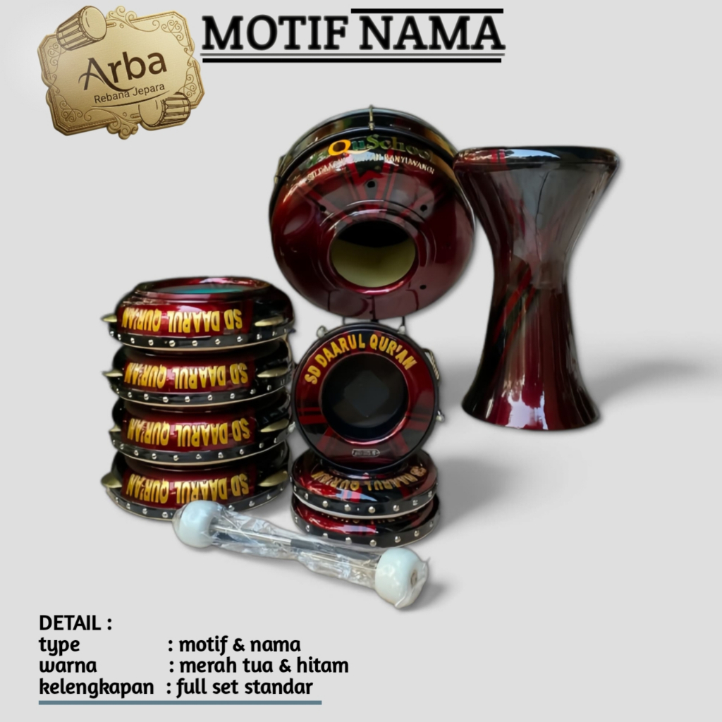 Jual Hadroh 1 Set Lengkap / Rebana 1 set / Rebana Hadroh 1 paket Jepara ...