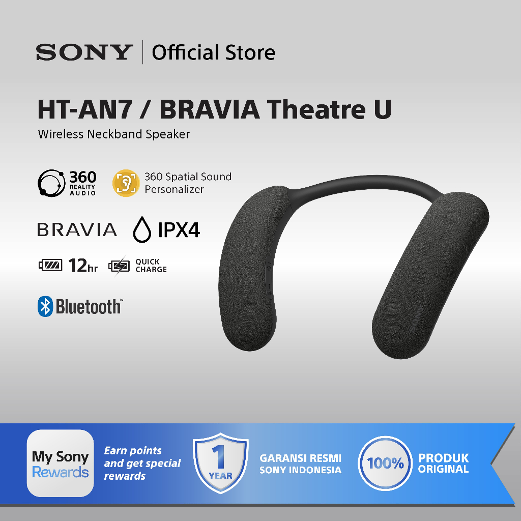 Jual SONY Home Theater Hometheater Neckband BRAVIA Theatre U HT-AN7 HT ...