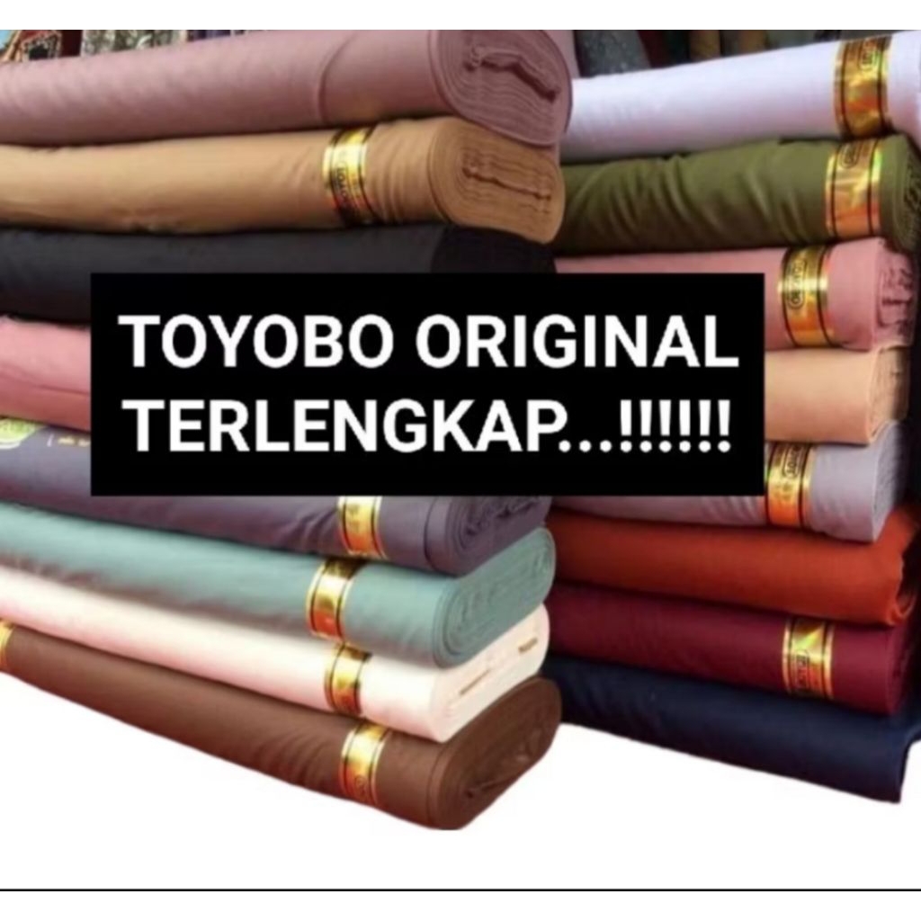 Jual KATUN TOYOBO|| kain toyobo || toyobo Deluxe || toyobo ori ...