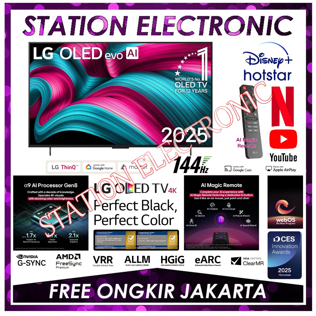 Jual LG ELECTRONICS OLED42C5PSA 4K UHD OLED evo AI C5 Smart TV 42 Inch | OLED42C5 / OLED 42 C5 ...