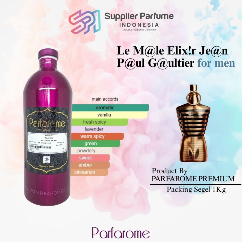 Jual LE MALE ELIXIR By J.P.G FOR MEN Product By PARFAROME PREMIUM Segel ...