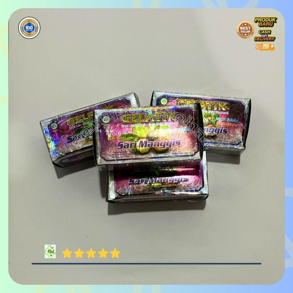 Jual GELATIK SARI MANGGIS ASLI ORIGINAL ( 20 SCASET 2 KAPSUL ) BOX ...
