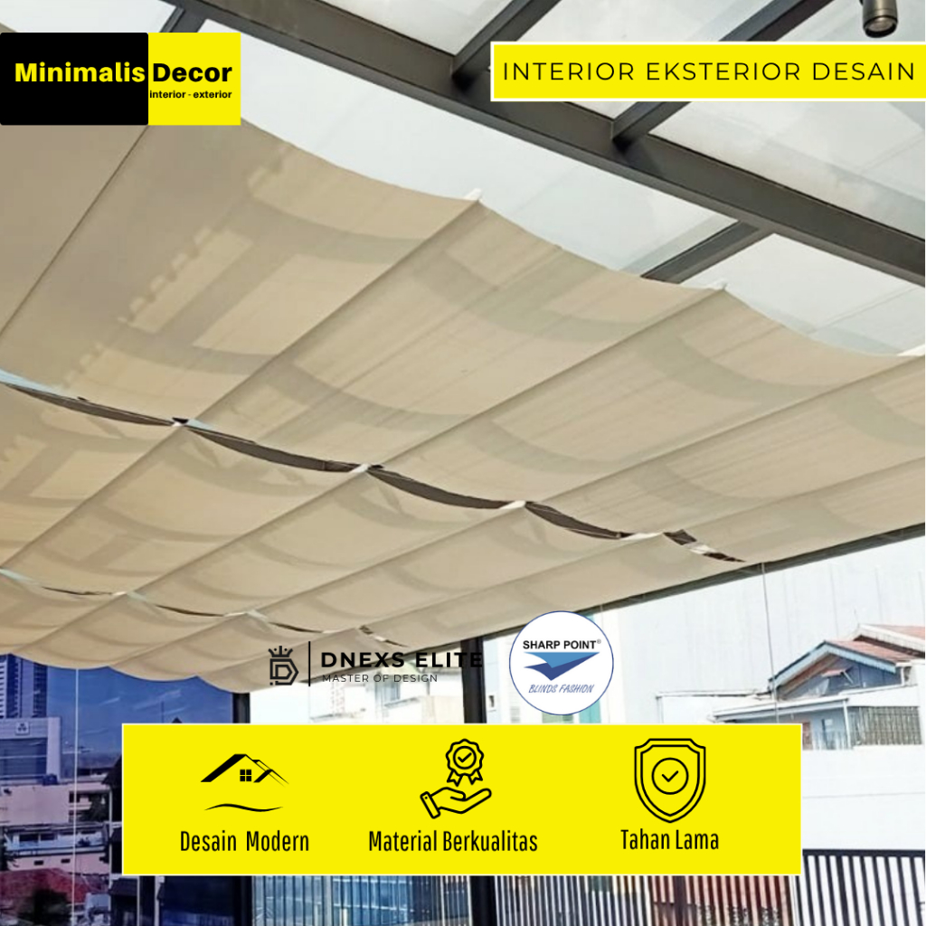 Jual Skylight Roman Blind – Tirai Atap Modern untuk Kontrol Cahaya ...