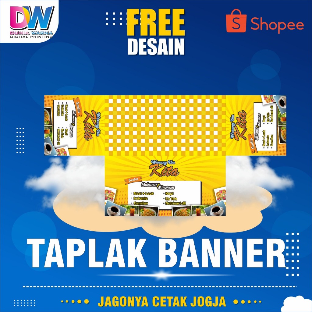 Jual Cetak Spanduk Taplak Meja / Cetak Banner Spanduk / Cetak Print ...