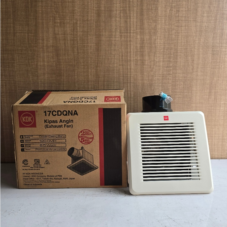 Jual KDK Ceiling Mount Exhaust Fan Sirocco Plafon 6 Inch (17CDQNA ...