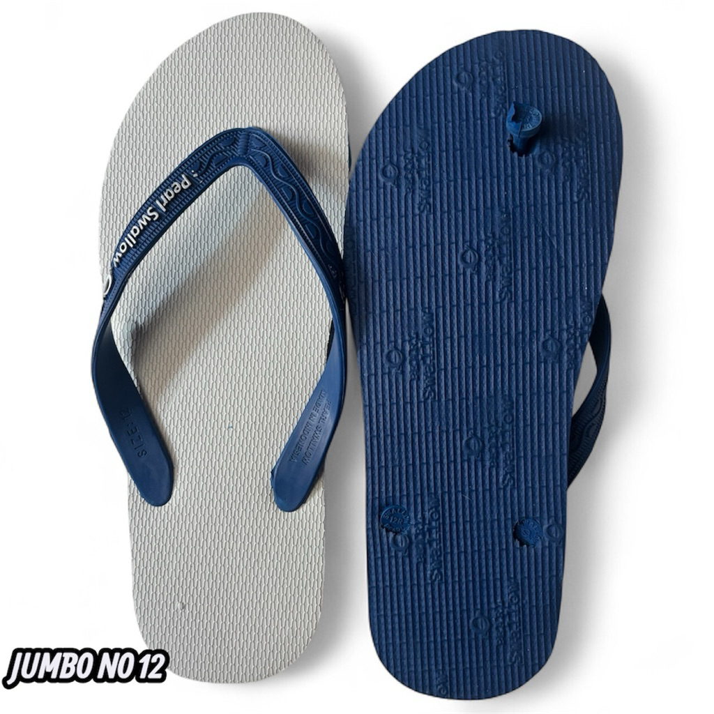 Jual Sandal Jepit Karet Jumbo Pearl Swallow No 12 Sendal Pria | Shopee ...
