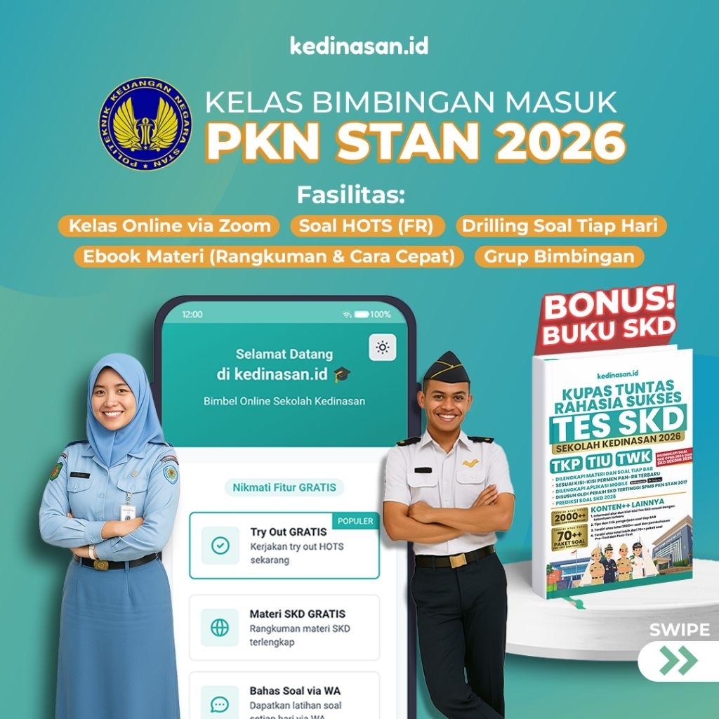 Jual Bimbel Online PKN STAN 2026 (BONUS BUKU SKD) | Shopee Indonesia