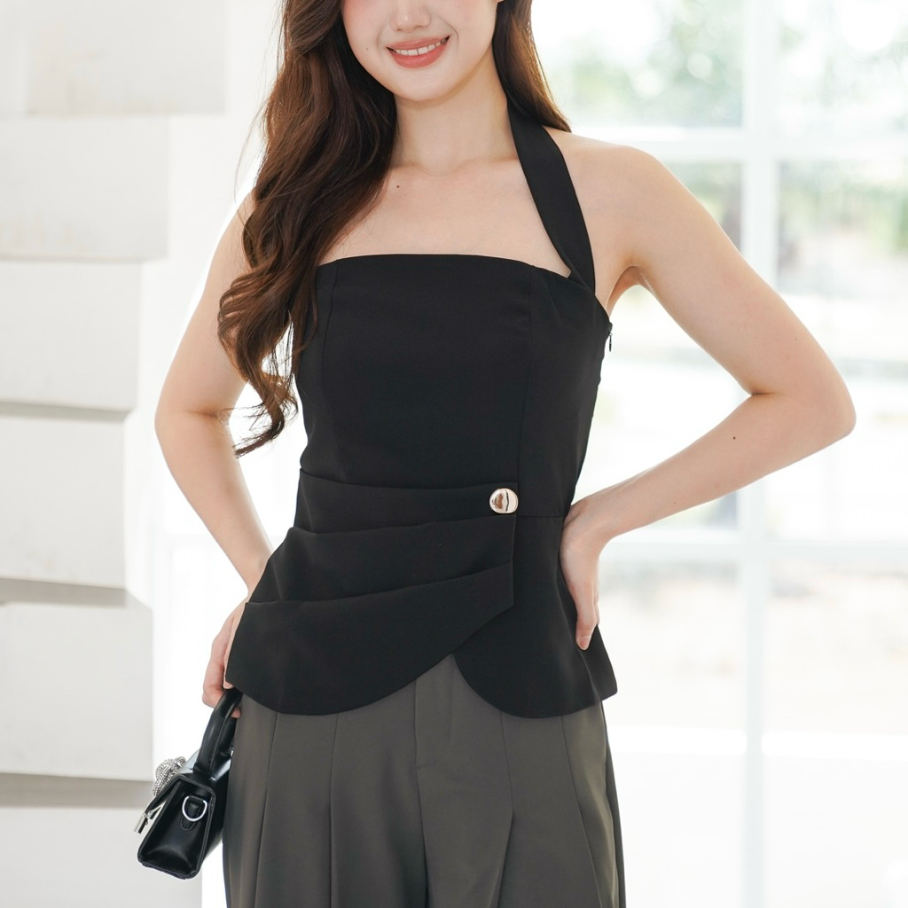 Jual CARLETTE – Altera Top / Halter Top / Atasan Wanita / Sleeveless ...