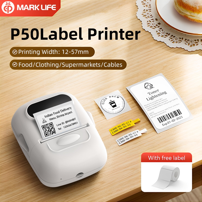 Jual Marklife Label Printer P50 Label Sticker Printer for Home ...