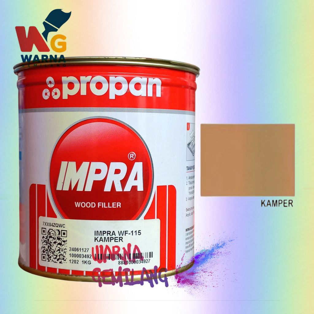 Jual Cat Propan Impra Wood Filler Dempul Kayu Kamper 115 1KG | Shopee ...