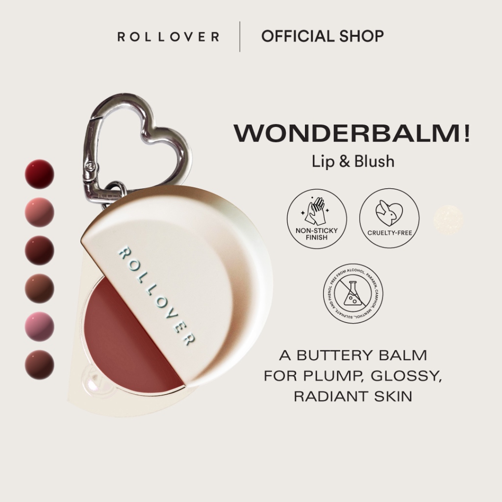 Jual Rollover Reaction - WONDERBALM! 2in1 For Lip & Blush Glow Healthy ...