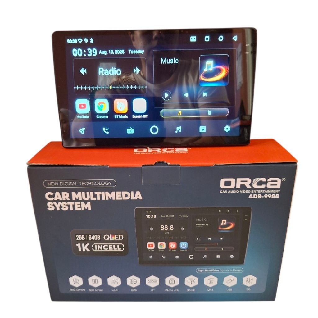 Jual Head unit android 9 inch orca eco lite series adr-9988 ram 2+64 ...