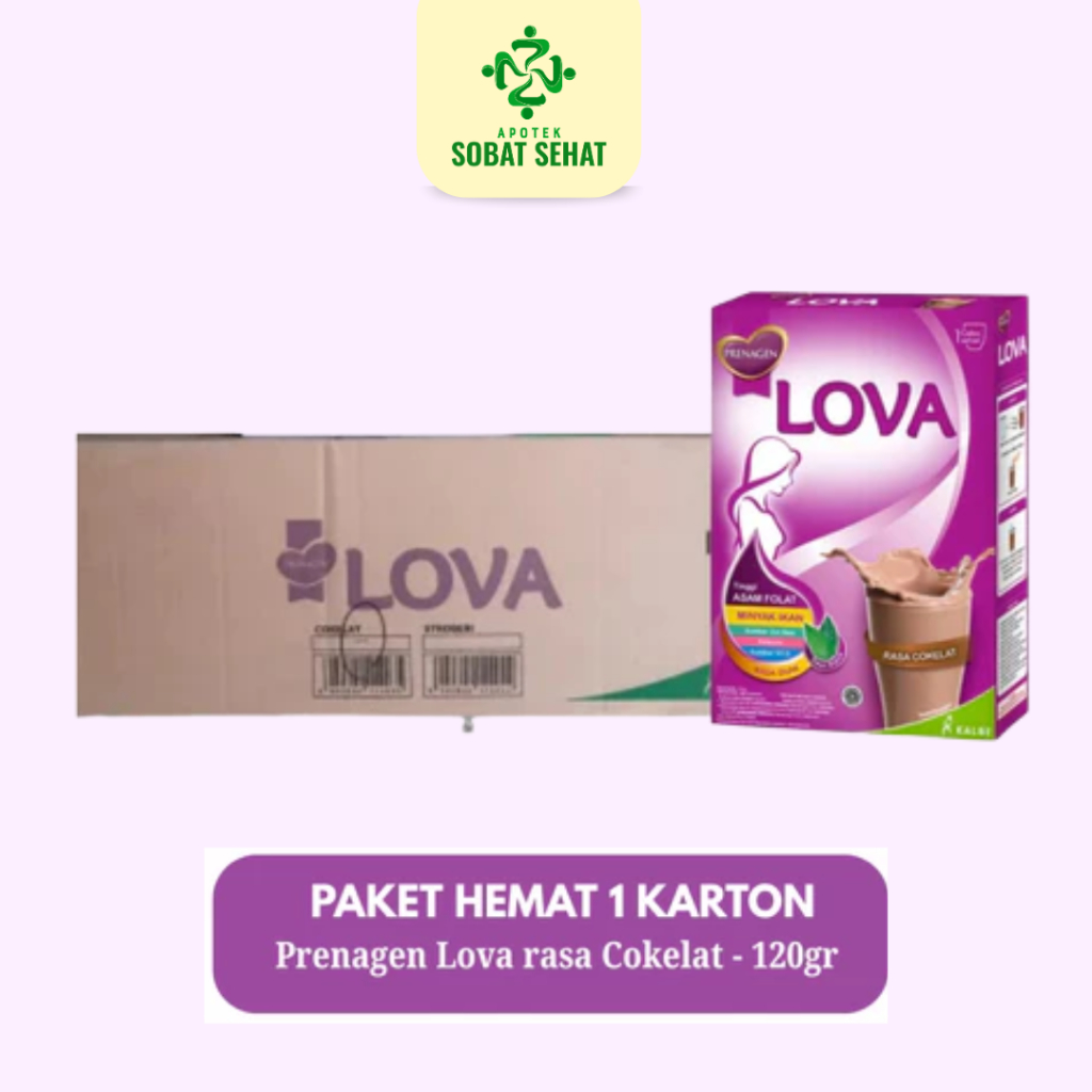 Jual [ 1 KARTON ] - Prenagen Lova Coklat 120gram - @24 box | Shopee ...