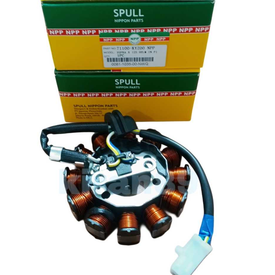 Jual SPULL SPUL STATOR ASSY SUPRA X 125 HELM IN FI KYZ ORI NPP | Shopee ...