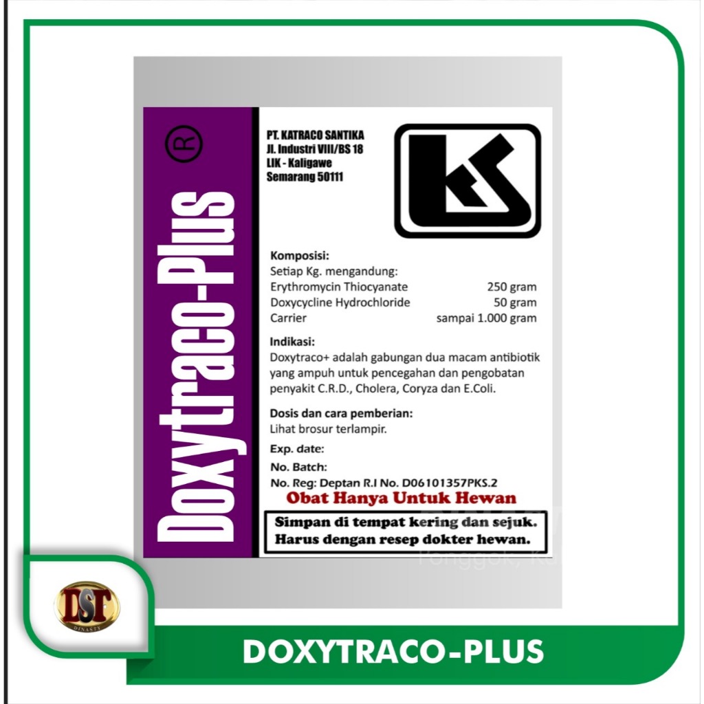 Jual Doxytraco Plus 100gr obat ayam puyuh bebek atasi CRD Snot coli ...