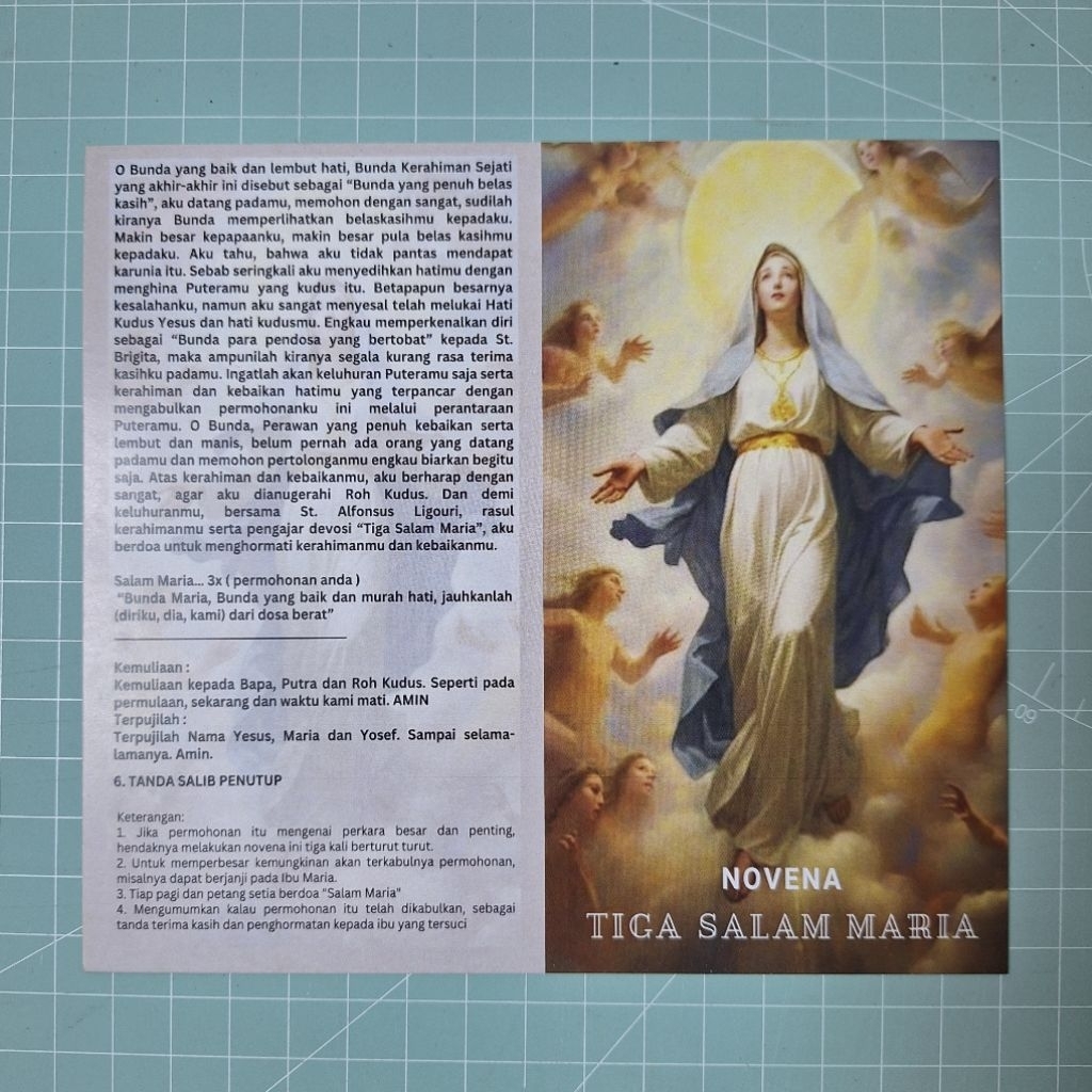 Jual Novena Tiga Salam Maria Doa Katolik | Shopee Indonesia