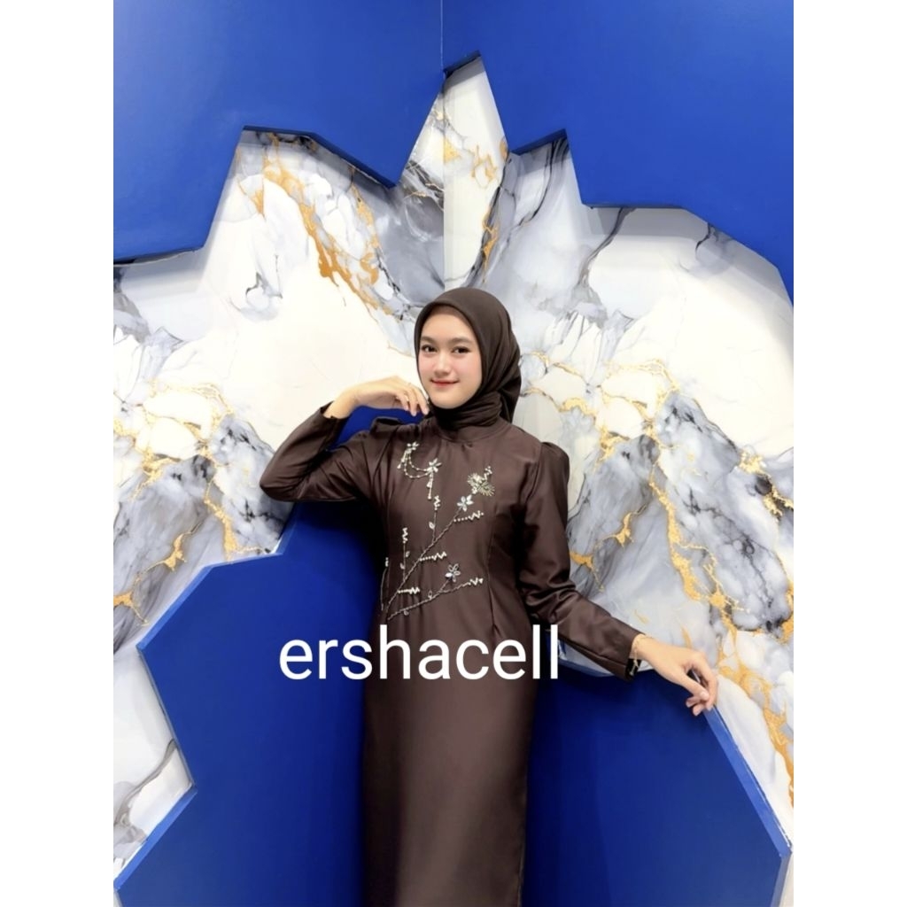 Jual dress raima model simple rok span dan elegan cocok untuk kondangan ...