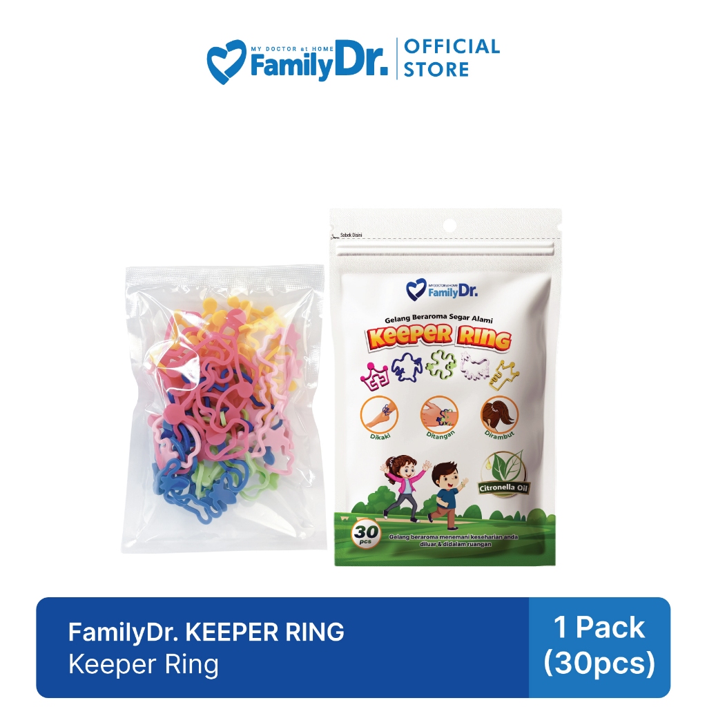 Jual Family Dr. Keeper Ring Insect Repellent Gelang Anti Nyamuk dan ...