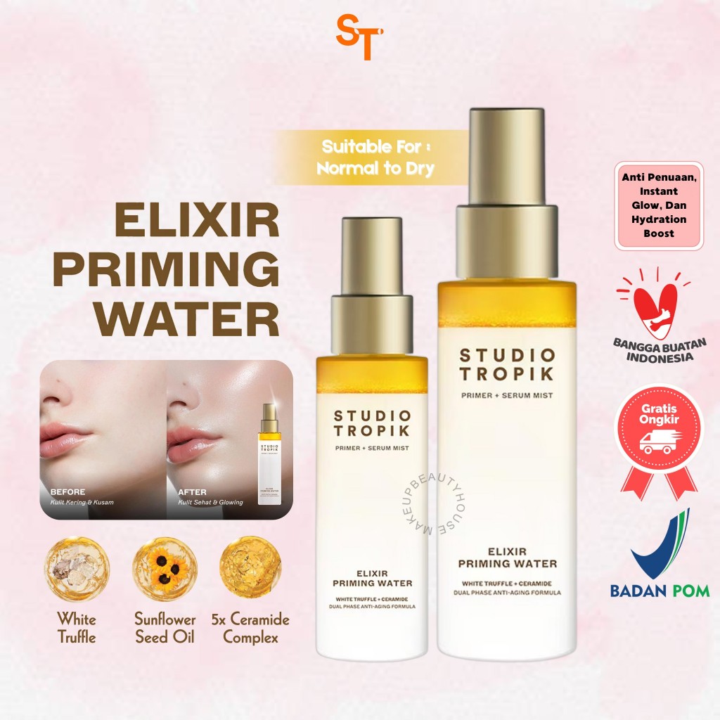 Jual STUDIO TROPIK Elixir Priming Water White Truffle + Ceramide 105ml ...